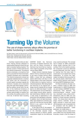 A N S Y S Biomedical Industry | PDF