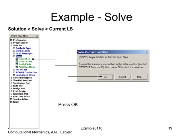 Ansys example0110 2 | PPT