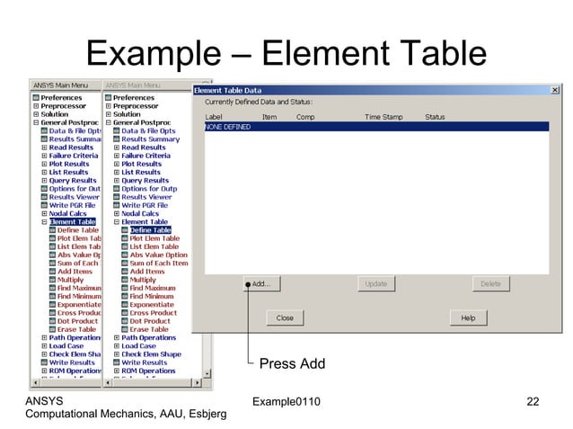 Ansys example0110 2 | PPT