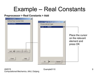 Ansys example0110 2 | PDF | Physics | Science