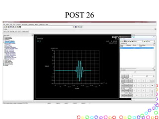 Guided Wave Propagation Simulation by ANSYS | PPSX