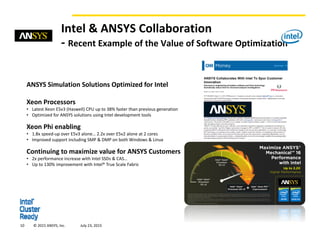 Benefits of Intel Technologies for Engineering Simulation | PDF