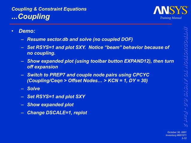ANSYS_2_03-coupling1.ppt | Physics | Science