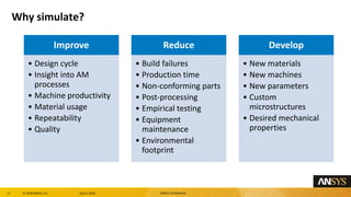 End-to-end Simulation Workflow for Additive Manufacturing Process | PPT