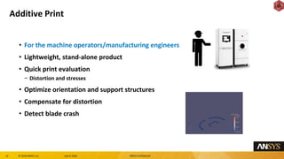 End-to-end Simulation Workflow for Additive Manufacturing Process | PPT