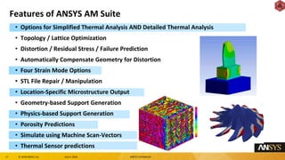 End-to-end Simulation Workflow for Additive Manufacturing Process | PPT