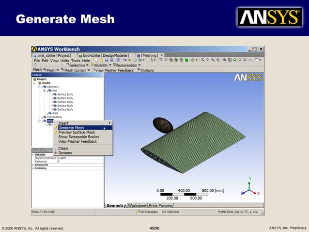 Ansys autodyn in_workbench_introduction | PPT