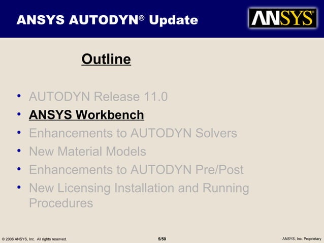 Ansys autodyn in_workbench_introduction | PPT