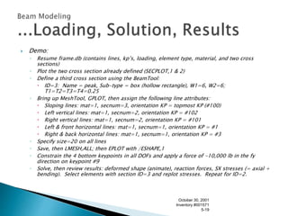 Ansys beam problem | PPT