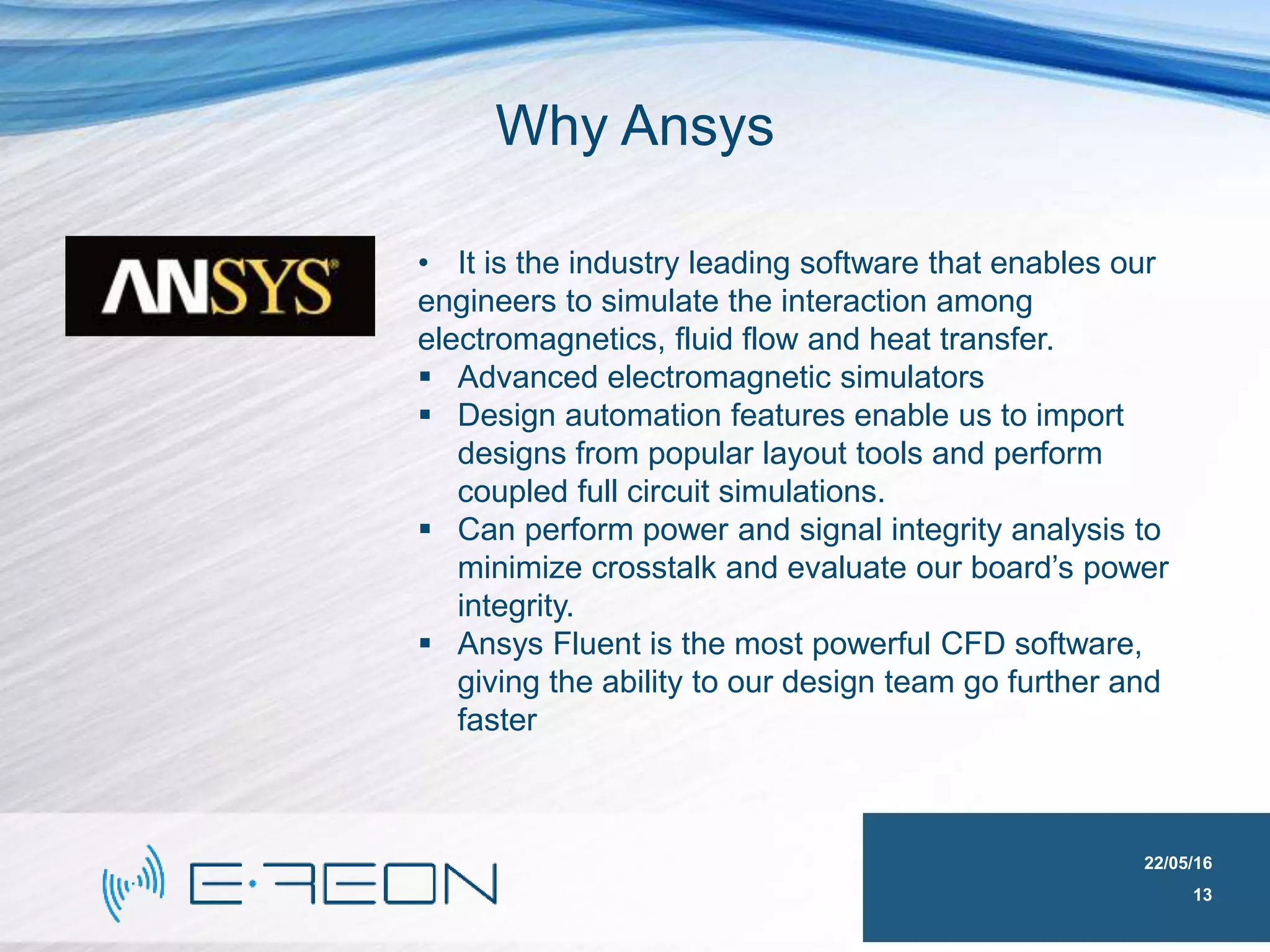 E-REON Engages ANSYS in RF-Energy product development | PPTX | Internet ...