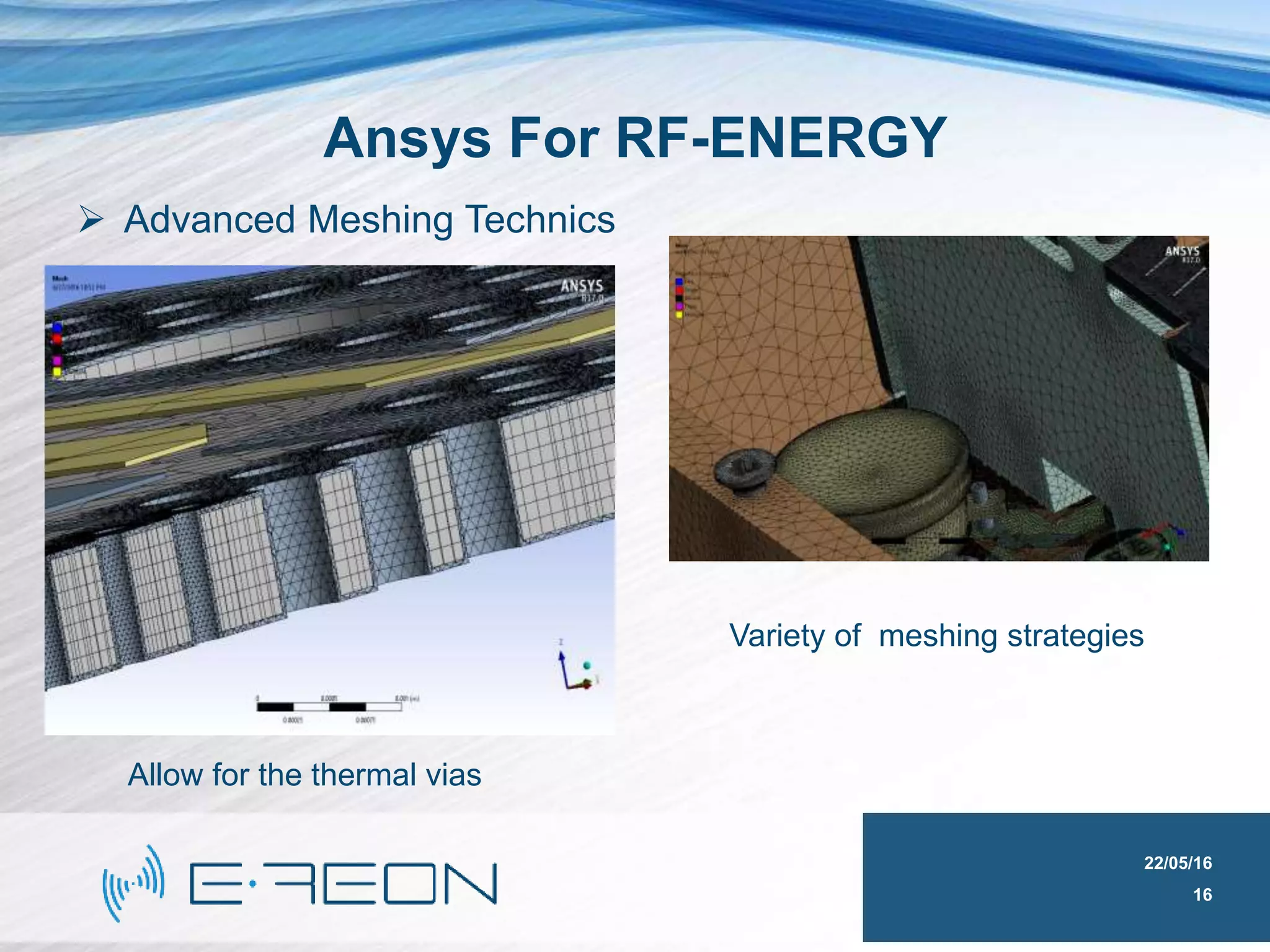 E-REON Engages ANSYS in RF-Energy product development | PPTX | Internet ...