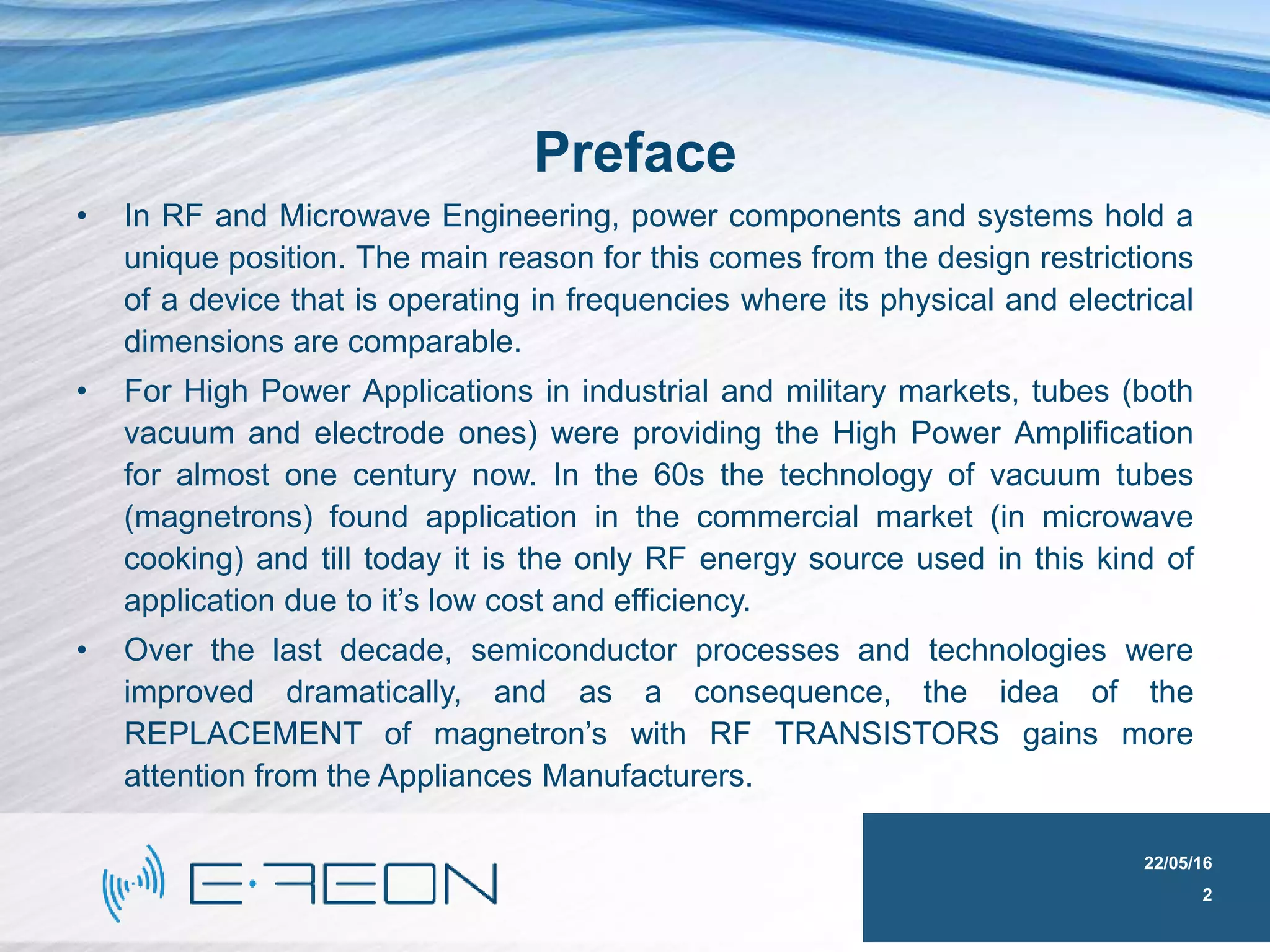 E-REON Engages ANSYS in RF-Energy product development | PPTX | Internet ...