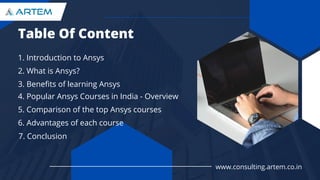 Ansys courses in India | PDF