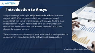 Ansys courses in India | PDF