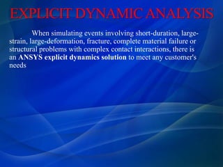 Ansys Workbench demo | PPT