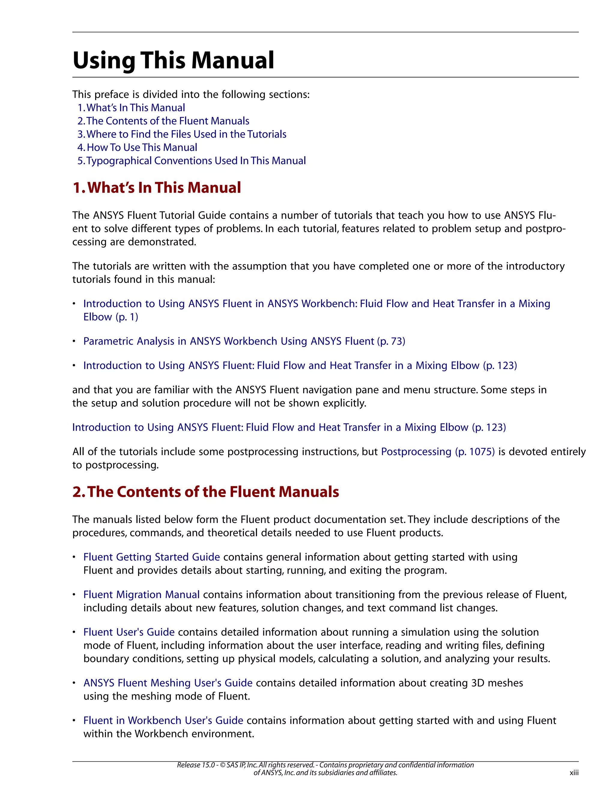 fluent tutorial guide (Ansys) | PDF