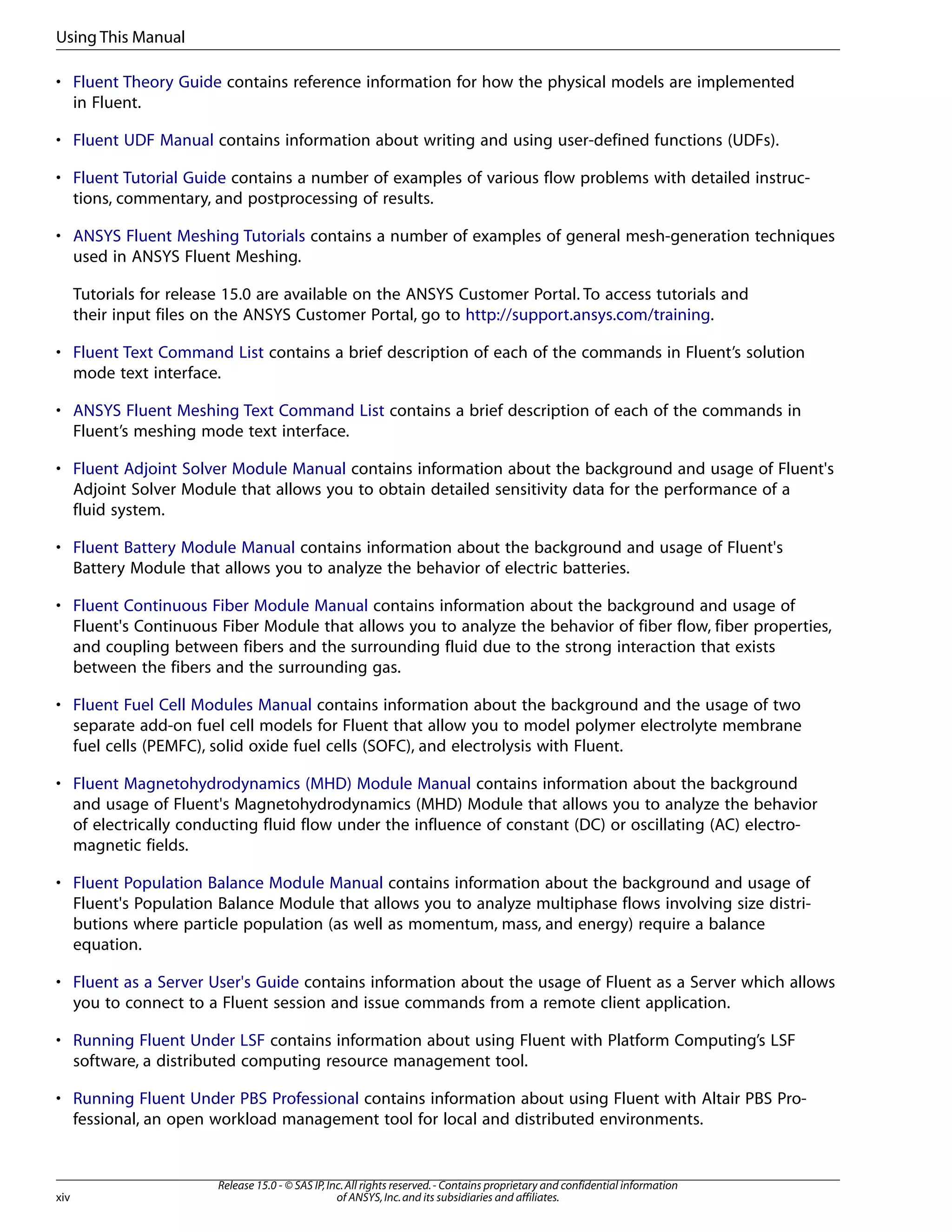 Ansys fluent tutorial guide R 15 | PDF
