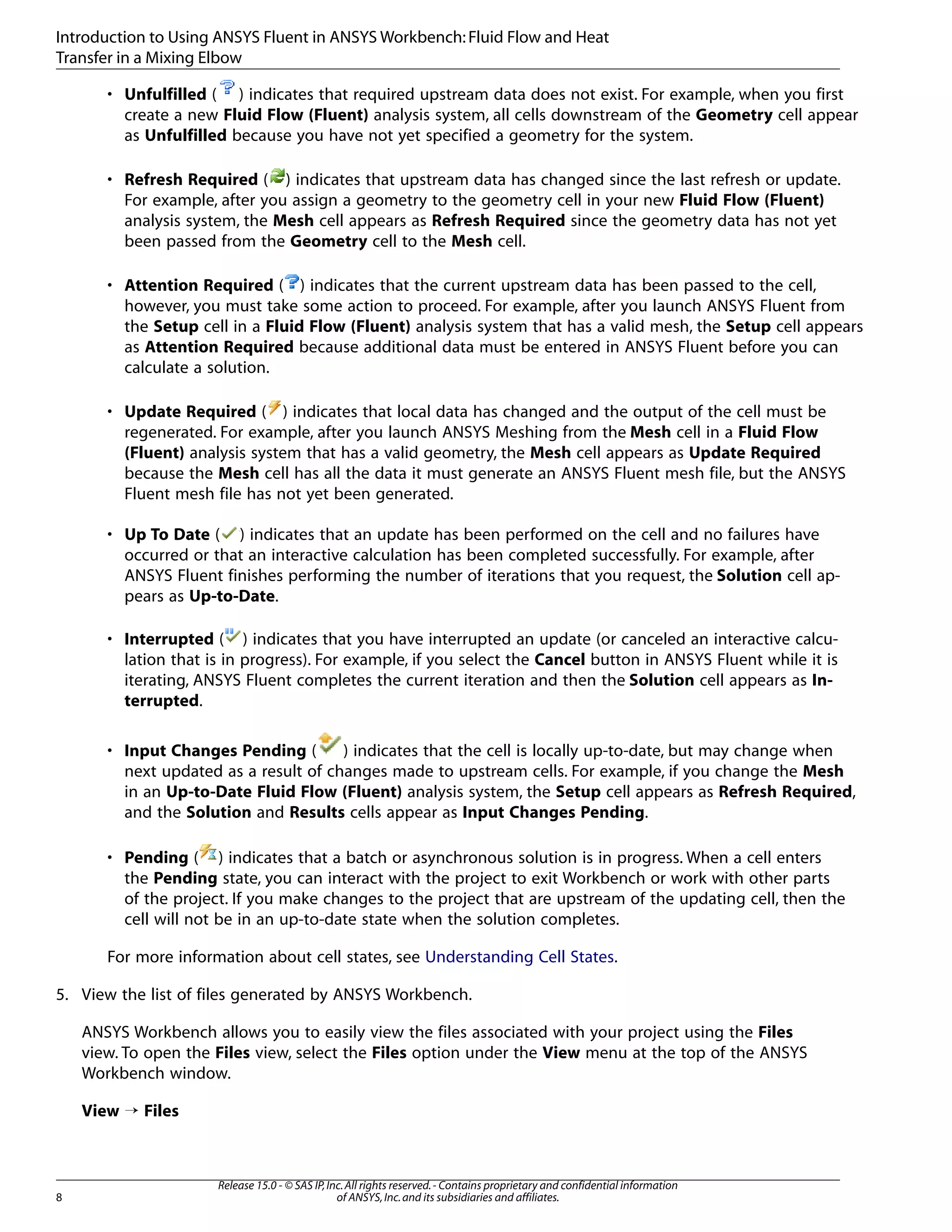 Ansys fluent tutorial guide R 15 | PDF