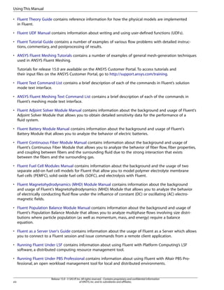 Ansys fluent tutorial guide R 15 | PDF