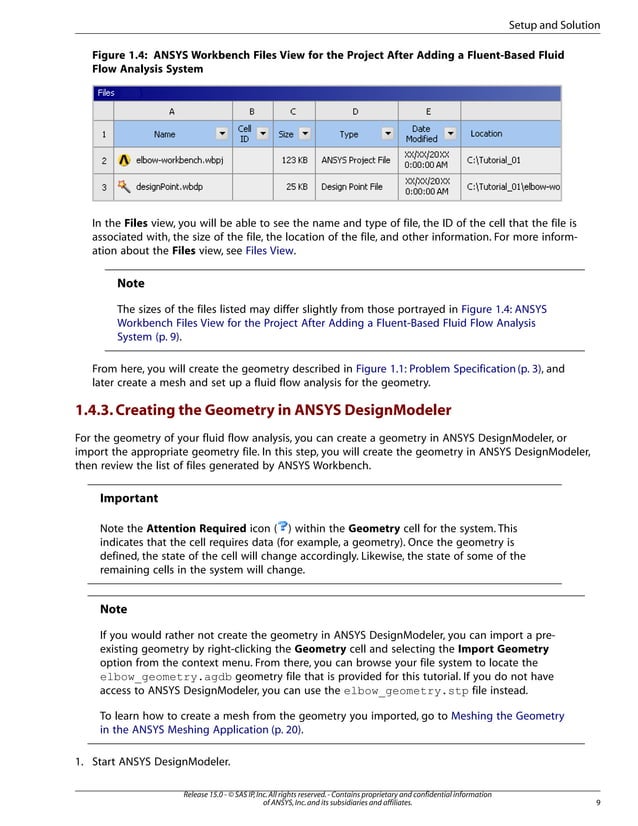Ansys fluent tutorial guide R 15 | PDF
