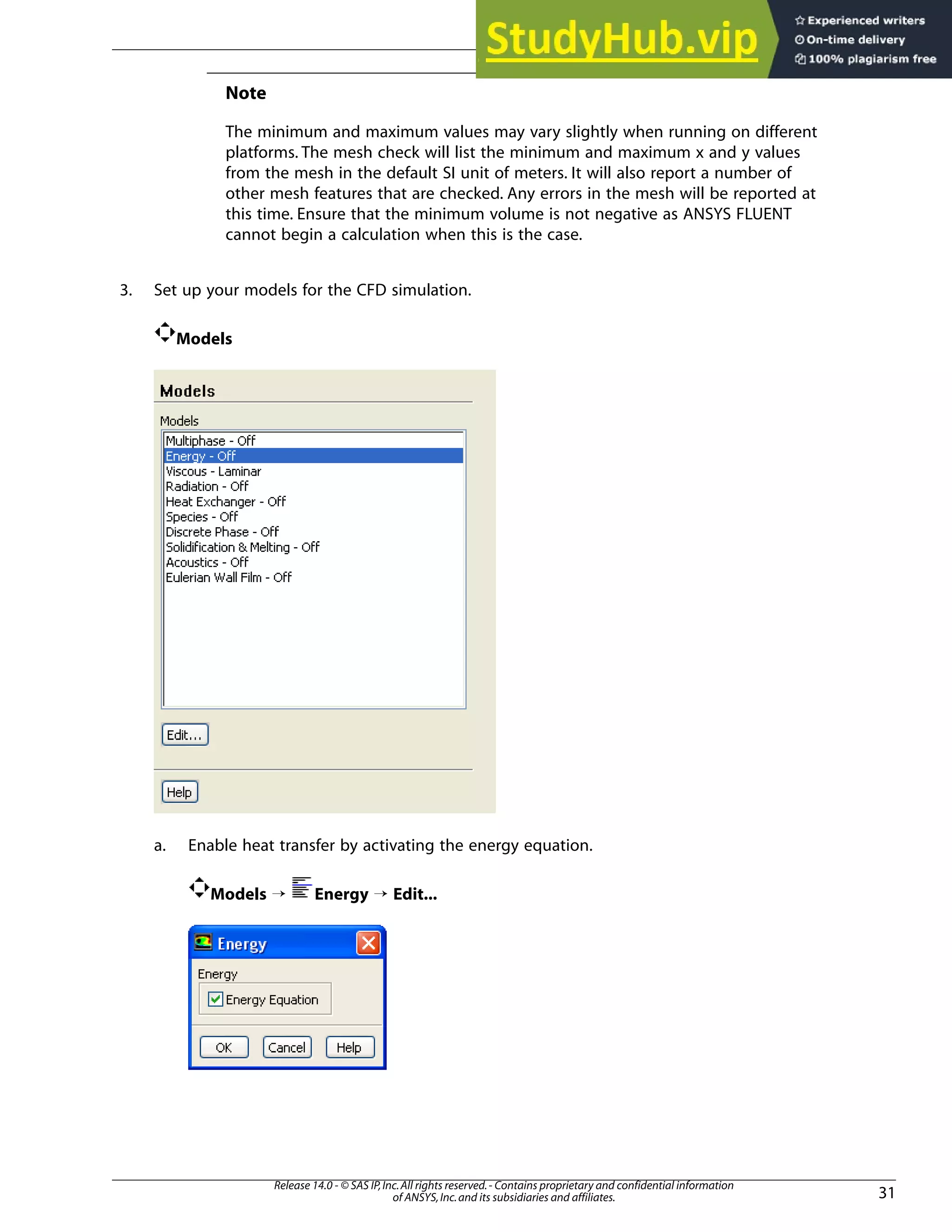 Ansys Fluent Tutorial Guide Pdf Operating Systems Computer Software And Applications