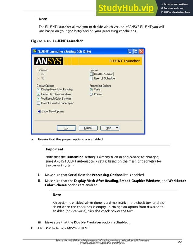 ANSYS FLUENT Tutorial Guide | PDF | Operating Systems | Computer Software and Applications