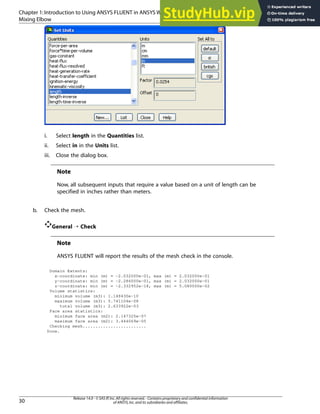 ANSYS FLUENT Tutorial Guide | PDF