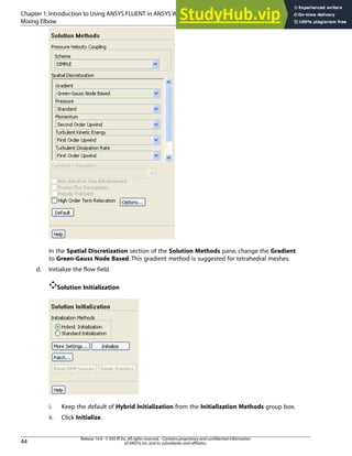 ANSYS FLUENT Tutorial Guide | PDF