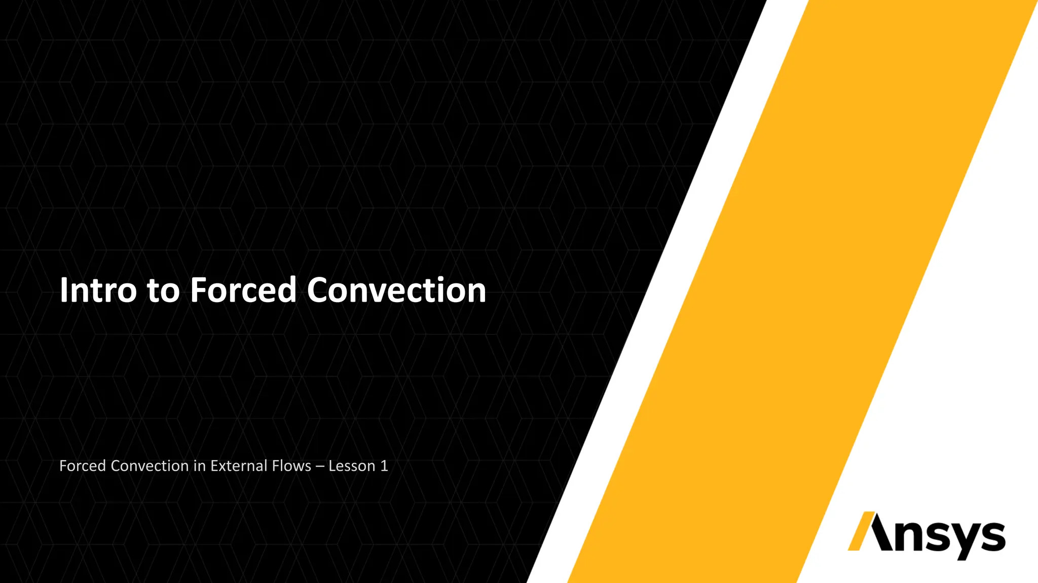 ansys forced convection flow powerpoints | PDF