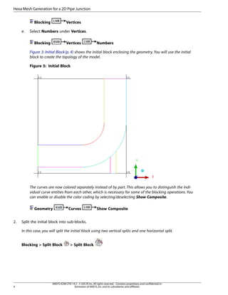 ANSYS 2022 ICEMCFD meshing tutorial -step by step | PDF