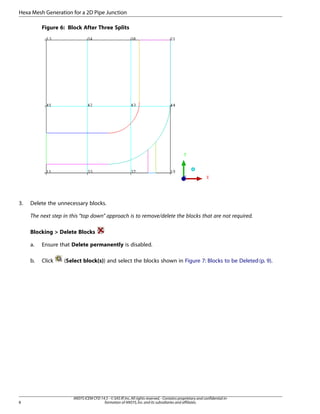 ANSYS 2022 ICEMCFD meshing tutorial -step by step | PDF