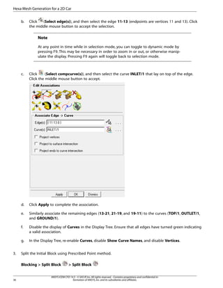 ANSYS 2022 ICEMCFD meshing tutorial -step by step | PDF