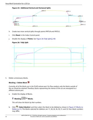 ANSYS 2022 ICEMCFD meshing tutorial -step by step | PDF