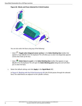 ANSYS 2022 ICEMCFD meshing tutorial -step by step | PDF