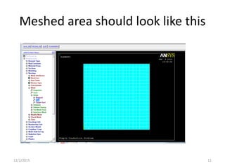 Ansys lab simple conduction | PPTX