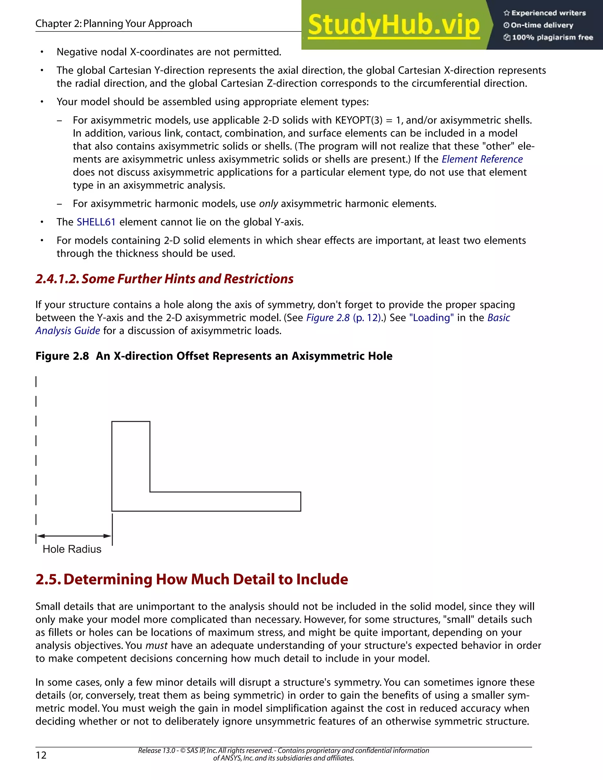 ANSYS Mechanical APDL Modeling And Meshing Guide Copyright And ...