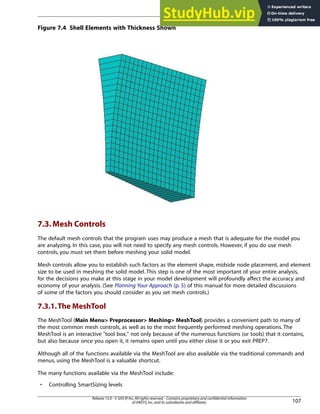 ANSYS Mechanical APDL Modeling And Meshing Guide Copyright And ...