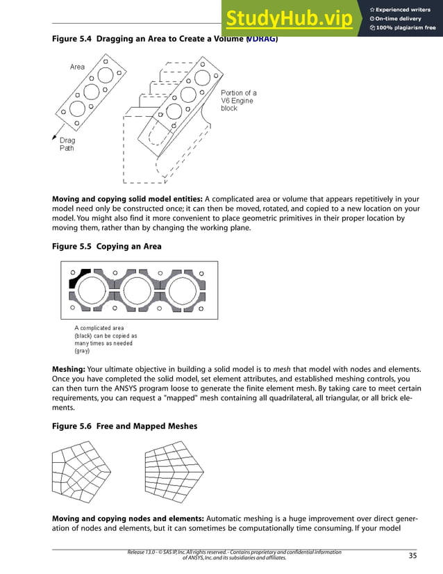 ANSYS Mechanical APDL Modeling And Meshing Guide Copyright And Trademark Information | PDF ...