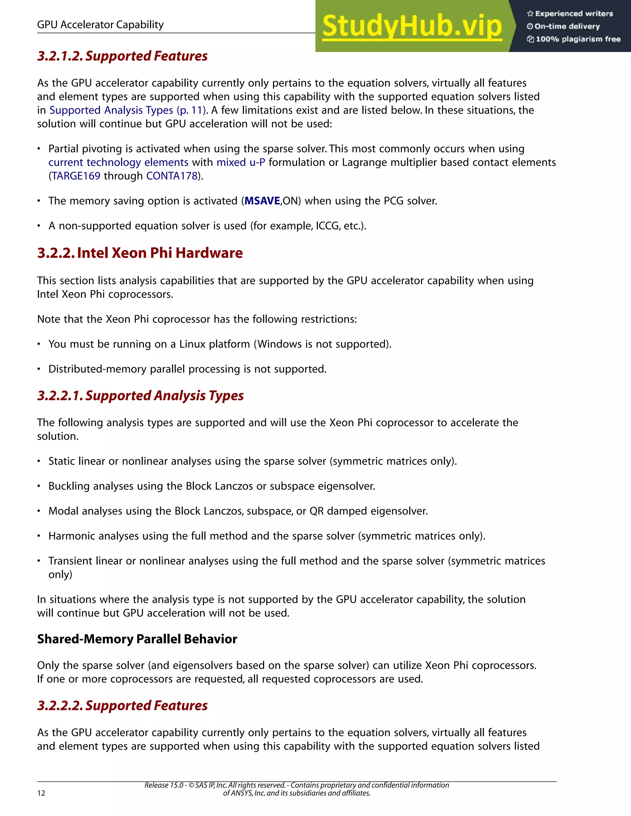 ANSYS Mechanical APDL Parallel Processing Guide | PDF
