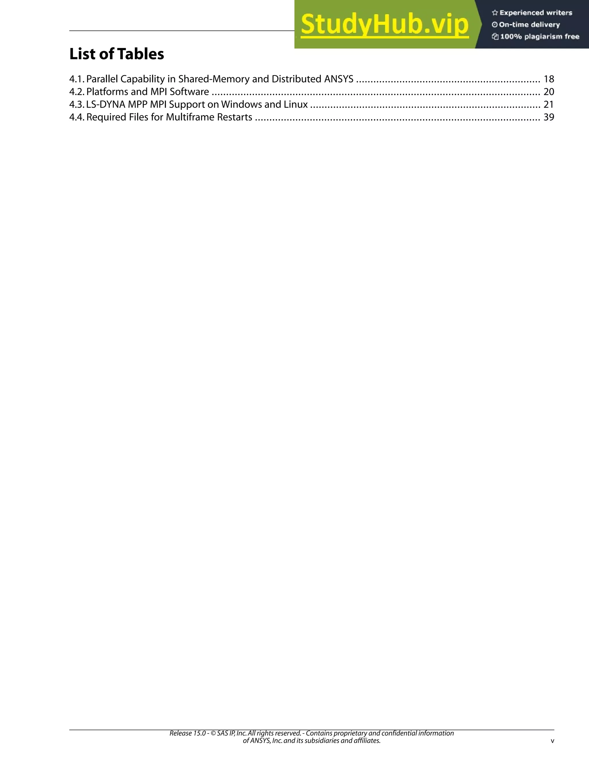ANSYS Mechanical APDL Parallel Processing Guide | PDF