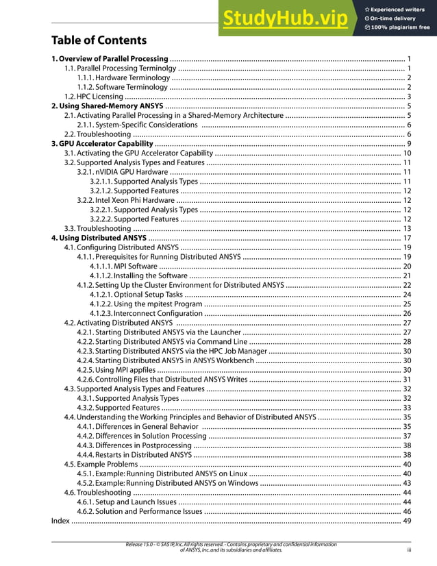 ANSYS Mechanical APDL Parallel Processing Guide | PDF | Computer ...