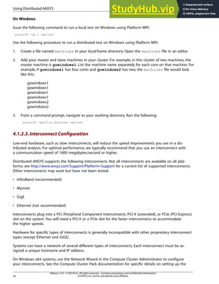 ANSYS Mechanical APDL Parallel Processing Guide | PDF