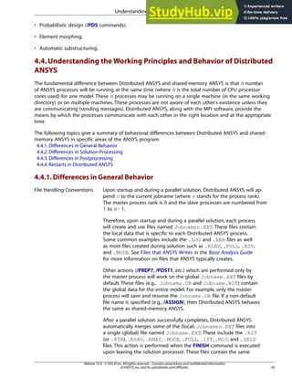 ANSYS Mechanical APDL Parallel Processing Guide | PDF