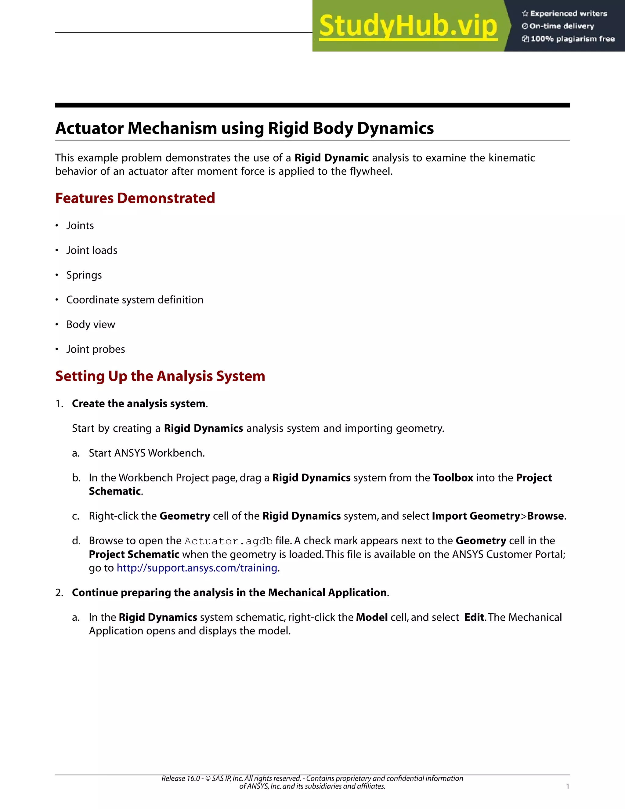 ANSYS Mechanical Tutorials.pdf | Technology & Computing