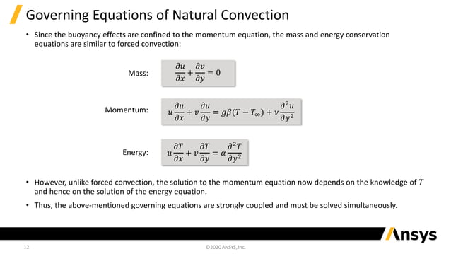 Ansys Natural Convection flow powerpoint | PDF