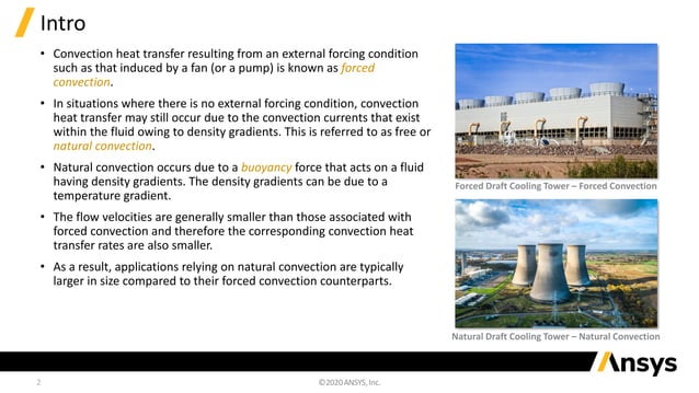 Ansys Natural Convection flow powerpoint | PDF