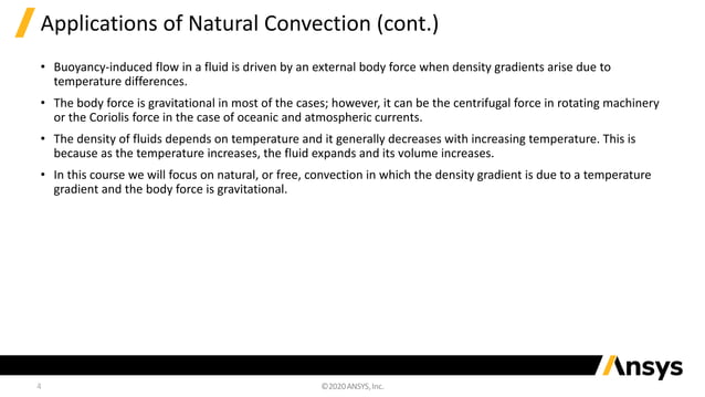 Ansys Natural Convection flow powerpoint | PDF