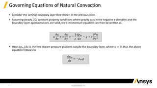 Ansys Natural Convection flow powerpoint | PDF