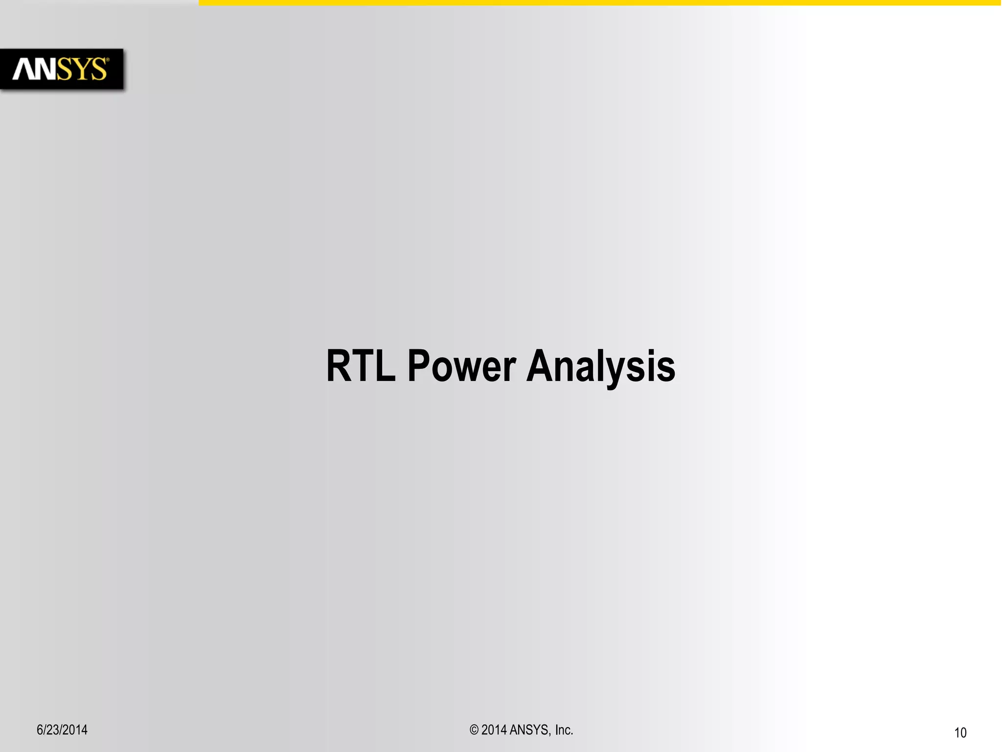 PowerArtist: RTL Design for Power Platform | PDF