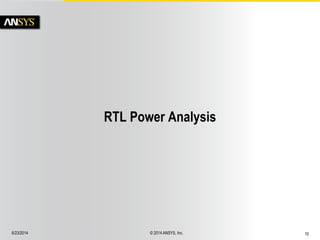 PowerArtist: RTL Design for Power Platform | PDF